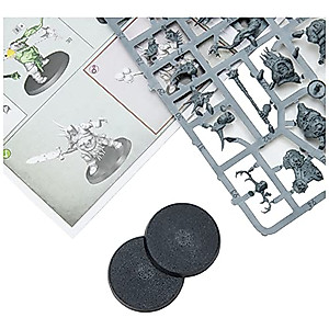 Games Workshop 99120201041 Nurgle Rotbringers Putrid Blightkings Tabletop and Miniature Gaming, Black