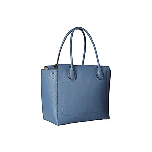 Michael Kors Studio Mercer Large Leather Satchel (Denim)