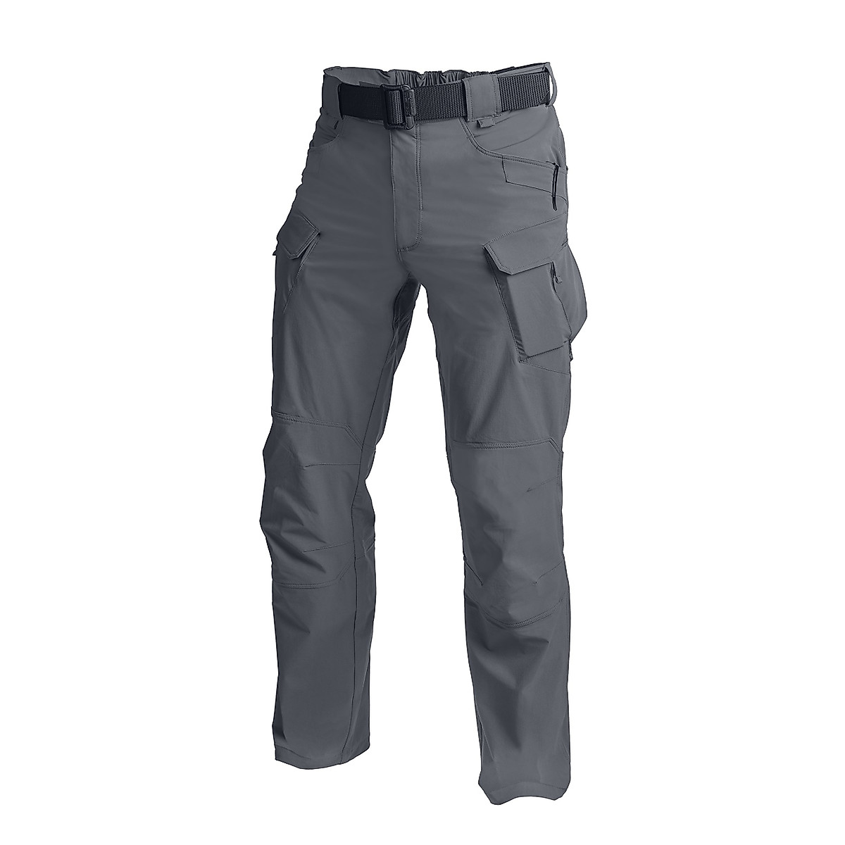 Helikon-Tex OTP Outdoor Tactical Pants - Water Resistant Ripstop Mens Cargo Pants - Outback Line - Lightweight, Hiking, Law Enforcement, Work Pants, Shadow Grey VersaStretch Lite Waist 42 Length 30