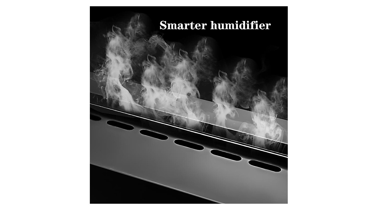 Sleek Water Vapor Electric Fireplace for Modern Ambiance