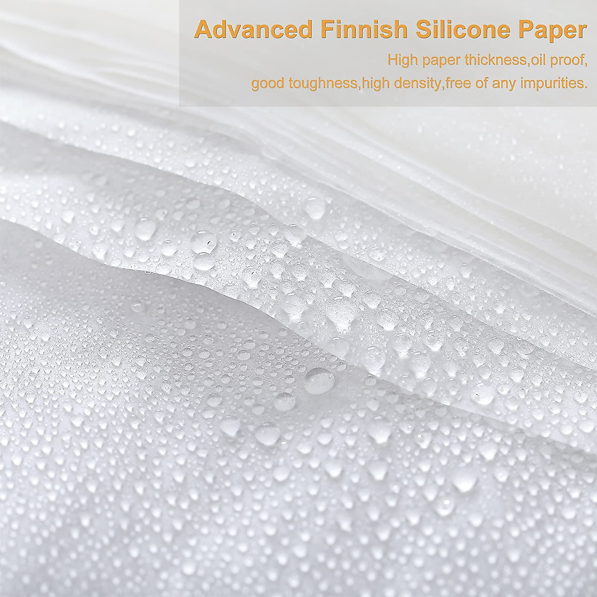 Round Parchment Paper 20 Inches Dutch Oven Liners Disposable White Baking Paper for Cake Pan, Air Fryer, Steamer, BBQ Party, Cakes, Pizza, Meats and Vegetables (40 Pieces)