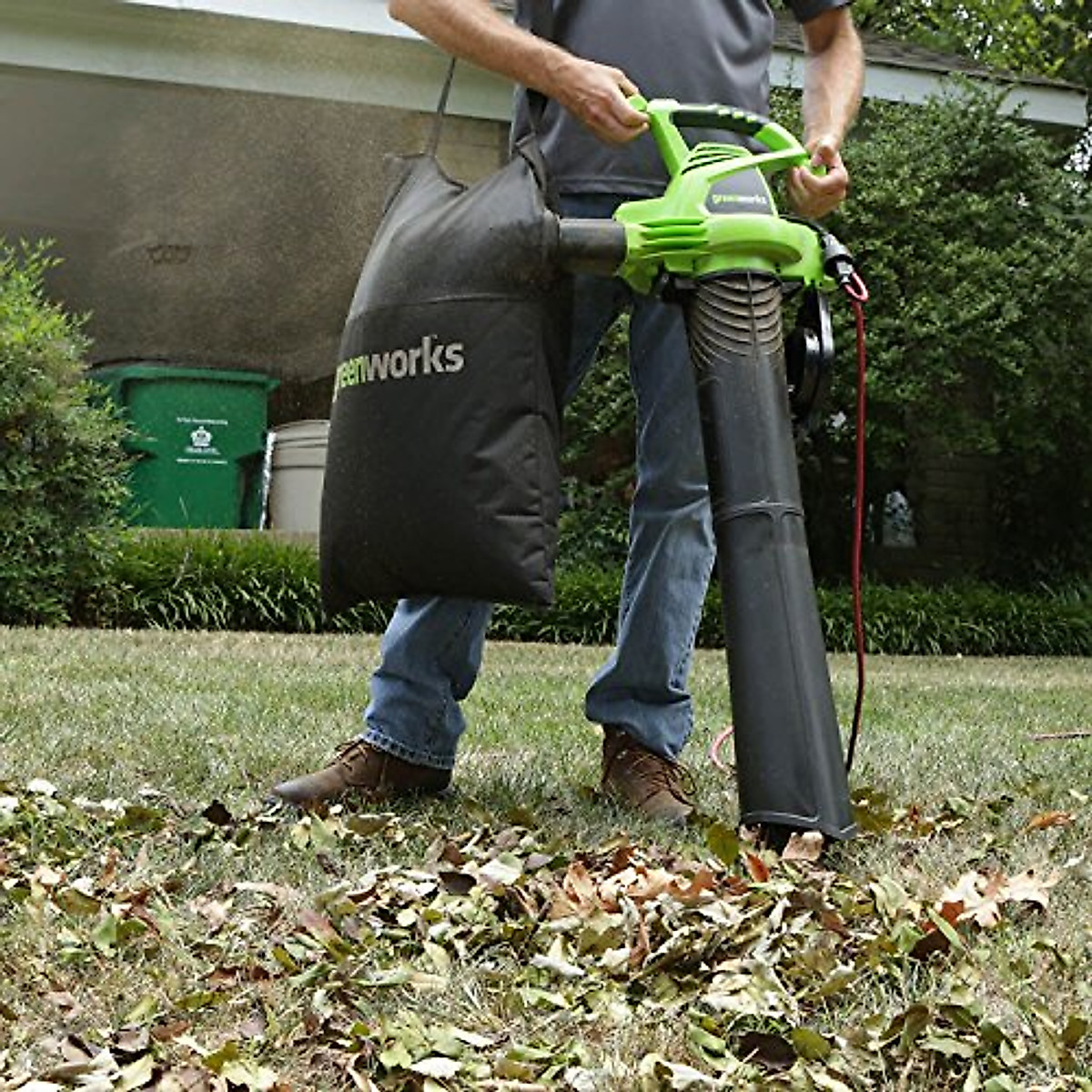 Greenworks 12 Amp 2-Speed (230 MPH / 375 CFM) Blower / Vacuum