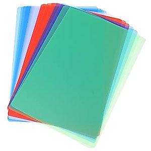 MAGICLULU Kids Writing Pad 64 Pcs Translucent Reading Strip Writing Pad Staples Plastic Clipboard A4 Plastic Clipboards Playdough Tools Writing Tablet for Bookmarks for Bulk Exam Pads
