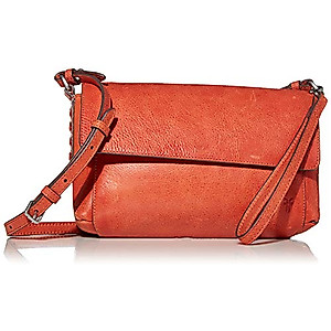 Frye Reed Flap Crossbody, Burnt Orange