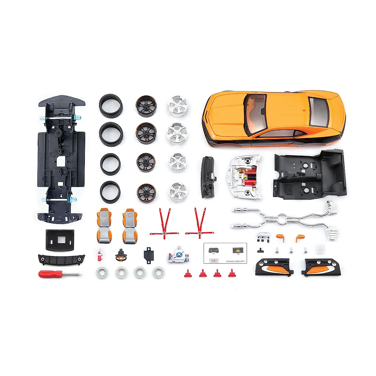 Maisto 1:24 Scale Design Assembly Line 2010 Chevrolet Camaro SS Die-Cast Vehicle - Colors May Vary