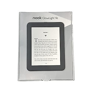 Barnes & Noble Nook Glowlight 4e eReader | 6" Touchscreen | 8GB | Black | BNRV1000 (Renewed)