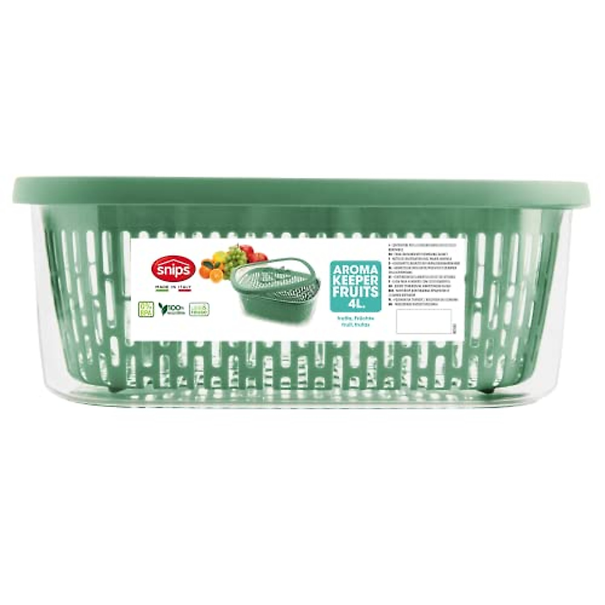 Snips Storage Aroma Fruit Keeper 4L, Green