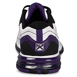 KR Strikeforce Dream White/Purple Performance Women's Bowling Shoe Left Hand