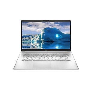HP Pavilion 17 Laptop, 17.3" HD+ Anti-Glare Screen, AMD Athlon Gold 3150U Processor, 64 GB RAM,2TB PCIe NVMe SSD, Long Battery Life, Webcam, Mics, WiFi, Windows 11 Home, Silver