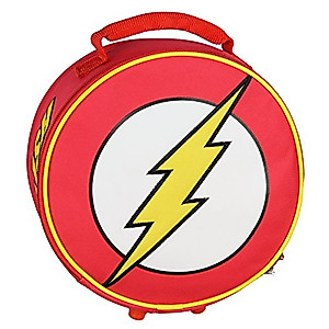 DC Comics Flash Lunch Box Soft Kit Insulated Cooler Circle Bag