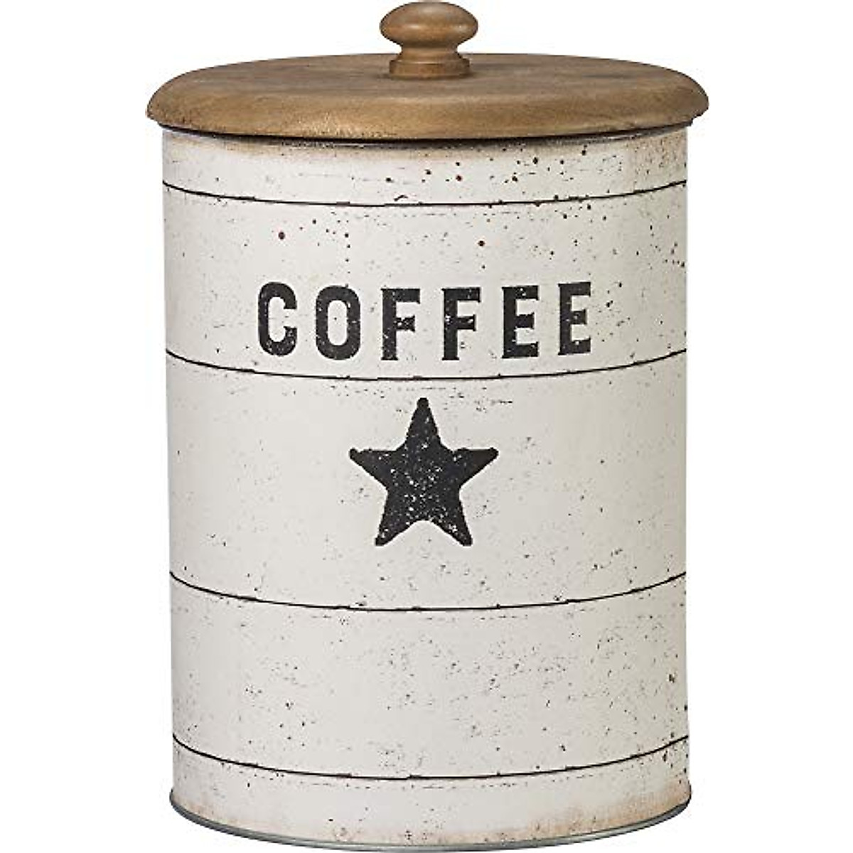 Primitives by Kathy Farmhouse Tin Canisters, Sugar, Coffee, Flour