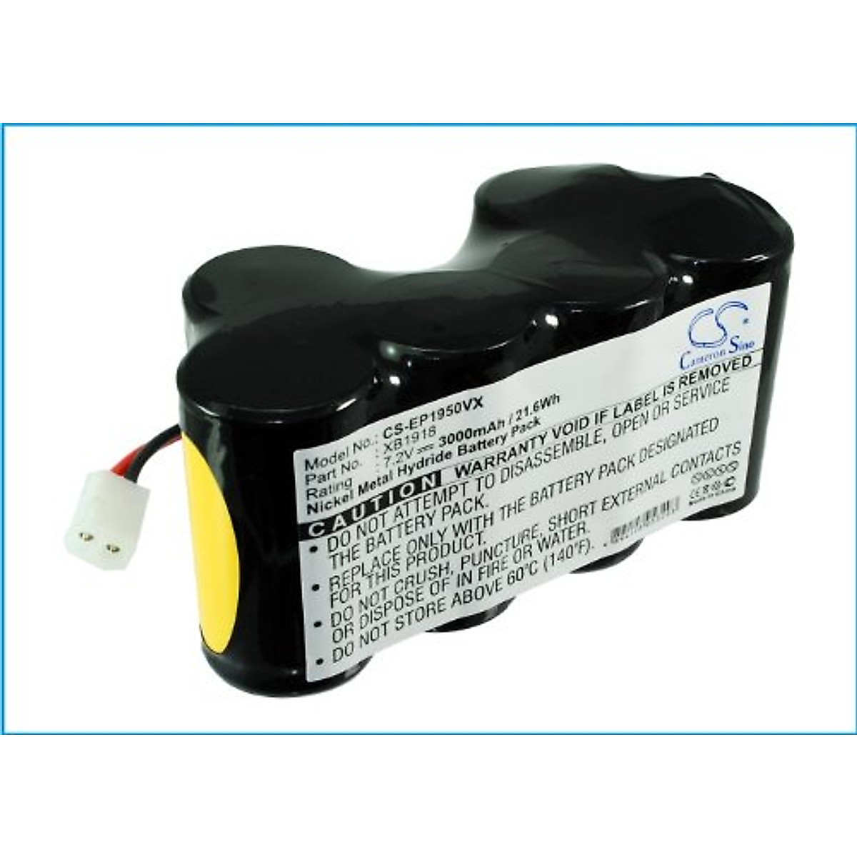 Battery Replacement for Shark XB1918 V1917PK,V1917PKN,V1917SI,V1917SI (7.2 V),V1917SIN,V1917SP,V1950,V1950C,V1950Q,V1950SP,VX3,XB1918