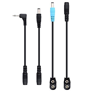 AZOR Pedal Power Adapter with Mini Pedal Tremolo Classic Guitar Effect Pedal