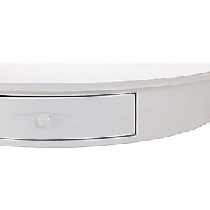 kieragrace Providence Morris Half Moon Shelf - White, Matte Finish