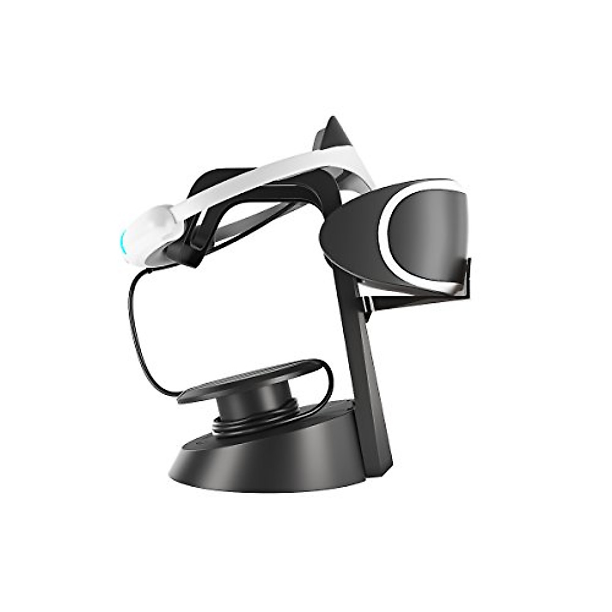 Skywin VR Stand - Headset Display Stand and Cable Organizer for All VR Glasses - HTC Vive, Playstation VR, and Oculus Rift