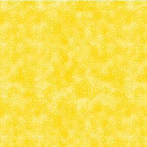 Misty Dots Yellow Cotton Fabric, 1-Yard PRECUTS