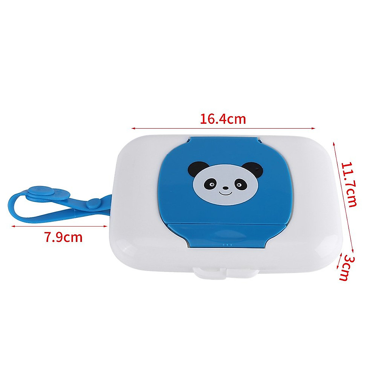 Wet Wipes Storage Box, Cute Baby Travel Wipe Case Child Wet Wipes Box Changing Dispenser Refillable Container for Home Bathroom Outdoor Storage Holder