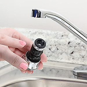 DANCO 10500 Dual Threaded Water Saving Faucet Aerator, 15/16-27 Male X 55/64-27 Female, 1.5 gpm