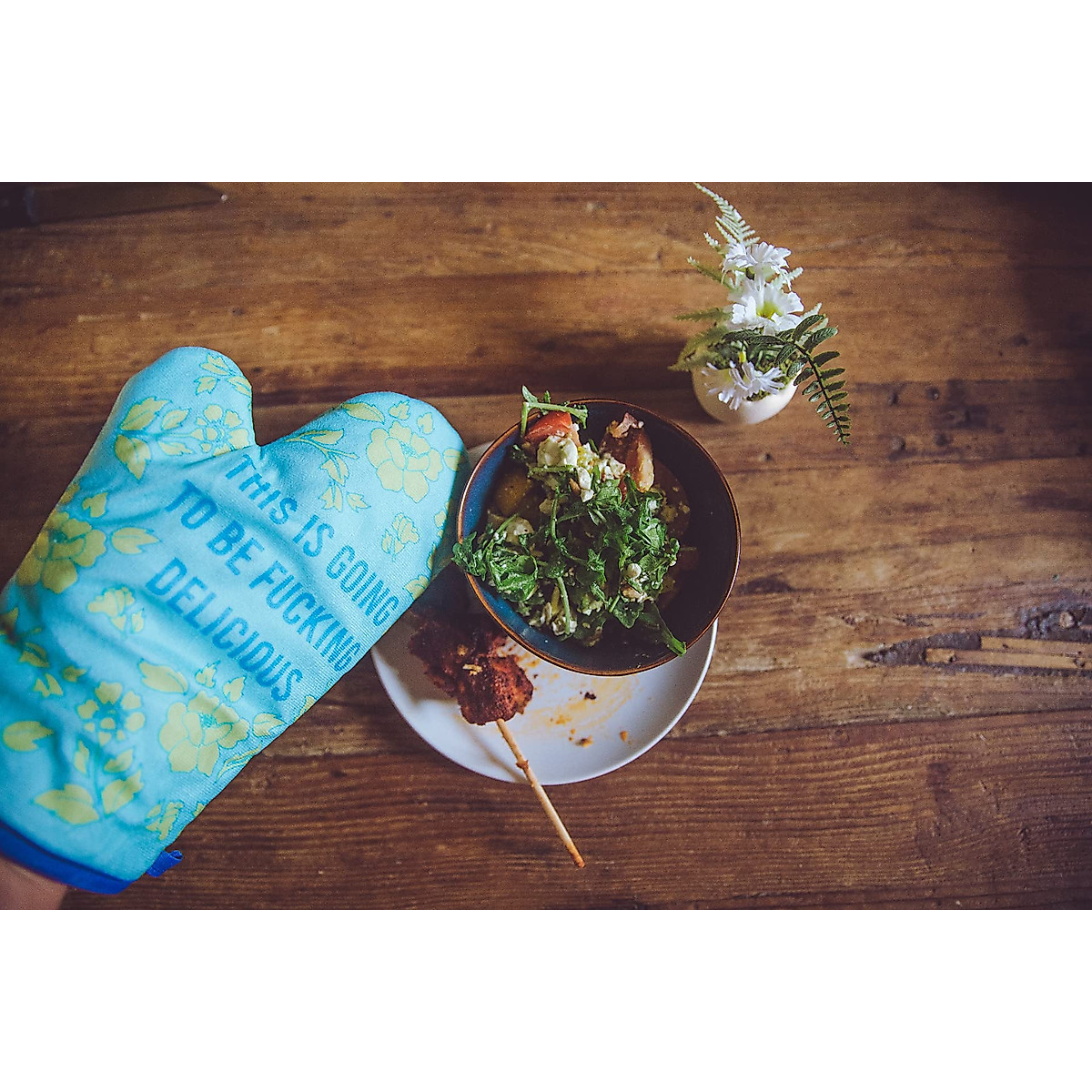 This is Going to Be F*cking Delicious Oven Mitt Funny Cooking Chef Graphic Baking Glove Funny Graphic Kitchenwear Funny Food Novelty Cookware Multi Oven Mitt