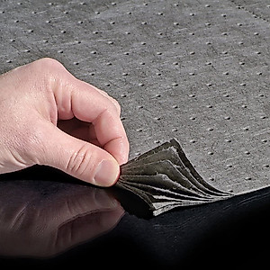 PIG Home Solutions Spill Cleanup Mat - 50 Absorbent Pads per Box - 15" W x 20" L - Absorbs up to 14.08 oz. per Pad - Lightweight - PM50057