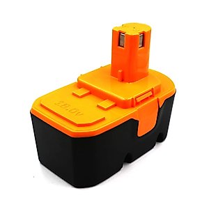 KUDLI 3500mAH Battery Compatible for Ryobi 18V Battery One+ Power Tools Replace for1400672, B-1815-S P101 ABP1803 BPP1820 1322401 1400672 130224007 1323303 Battery Cordless Power Tools