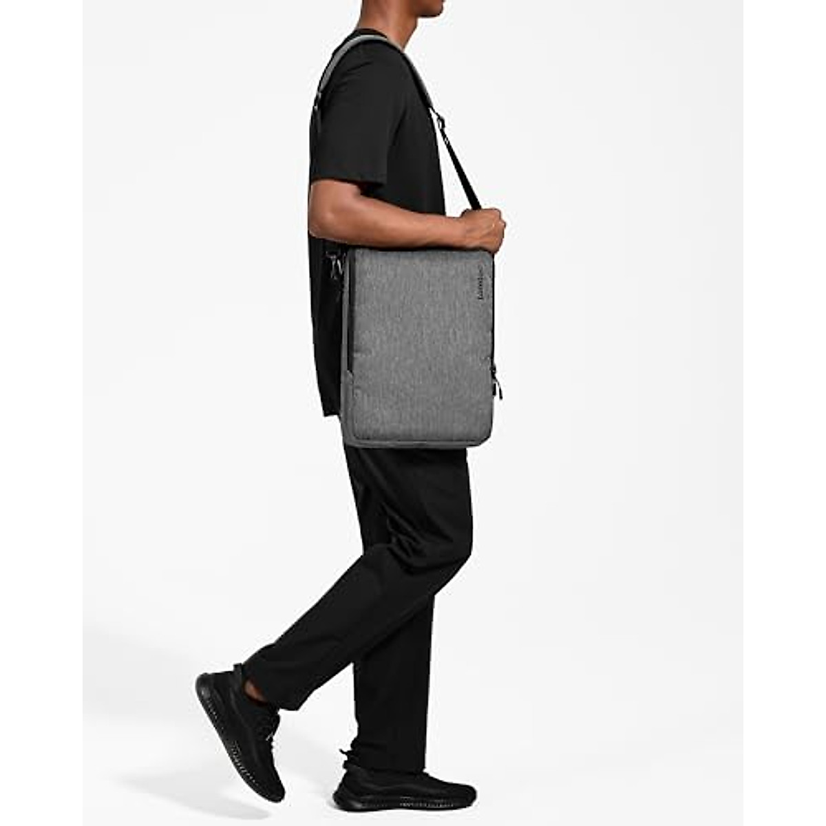 tomtoc 360 Protective Laptop Shoulder Bag for 16-inch MacBook Pro M4/M3/M2/M1 Pro/Max A3403 A3186 A2991 A2780 2024-2019, 15-inch MacBook Air M3/M2, Water-resistant Laptop Case for Dell XPS 15