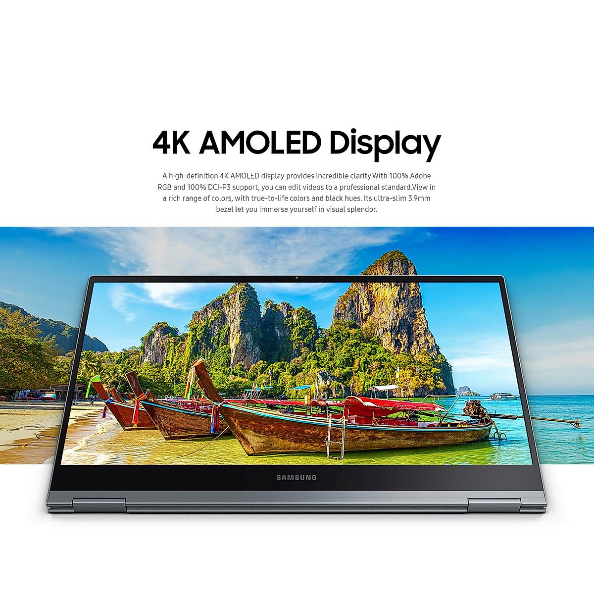 Samsung Galaxy Chromebook Touchscreen Laptop Tablet 360 Convertible| 13.3 4K Display AMOLED| Intel i5-10210U| Wi-Fi6| USB C| Google Chrome| Long Battery Life| Cloth (Red)