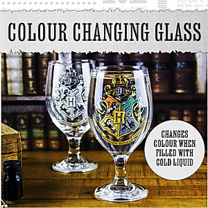 Harry Potter Color Change Tumbler Glass - Officially Licensed Merchandise