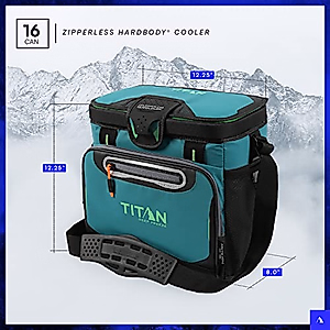 Arctic Zone Titan Deep Freeze 16 Can Zipperless HardBody Cooler, Pine