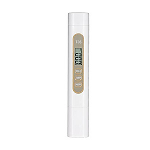 Pen Type TDS Meter, High Sensitivity Water Purity Tester 3 Key Water Electrolyzer Tester Portable Testing Kit with Backlit