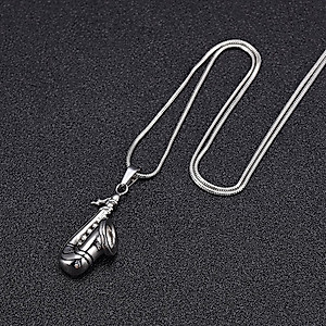 memorial jewelry Stainless Steel Musical Instrument Silver Color Charm Necklace Pendant with Silver Chain
