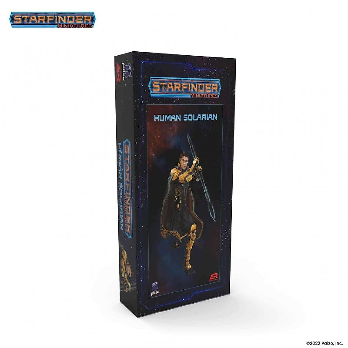 Archan StudioStarfinder Unpainted Miniatures: Human Solarian- 32mm Unpainted Plastic Miniatures - for Kids and Adults Ages 14+, Grey