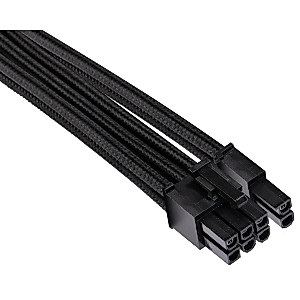 CORSAIR Premium Individually Sleeved PSU Cables Pro Kit for Corsair PSUs – Black, 2 Year Warranty