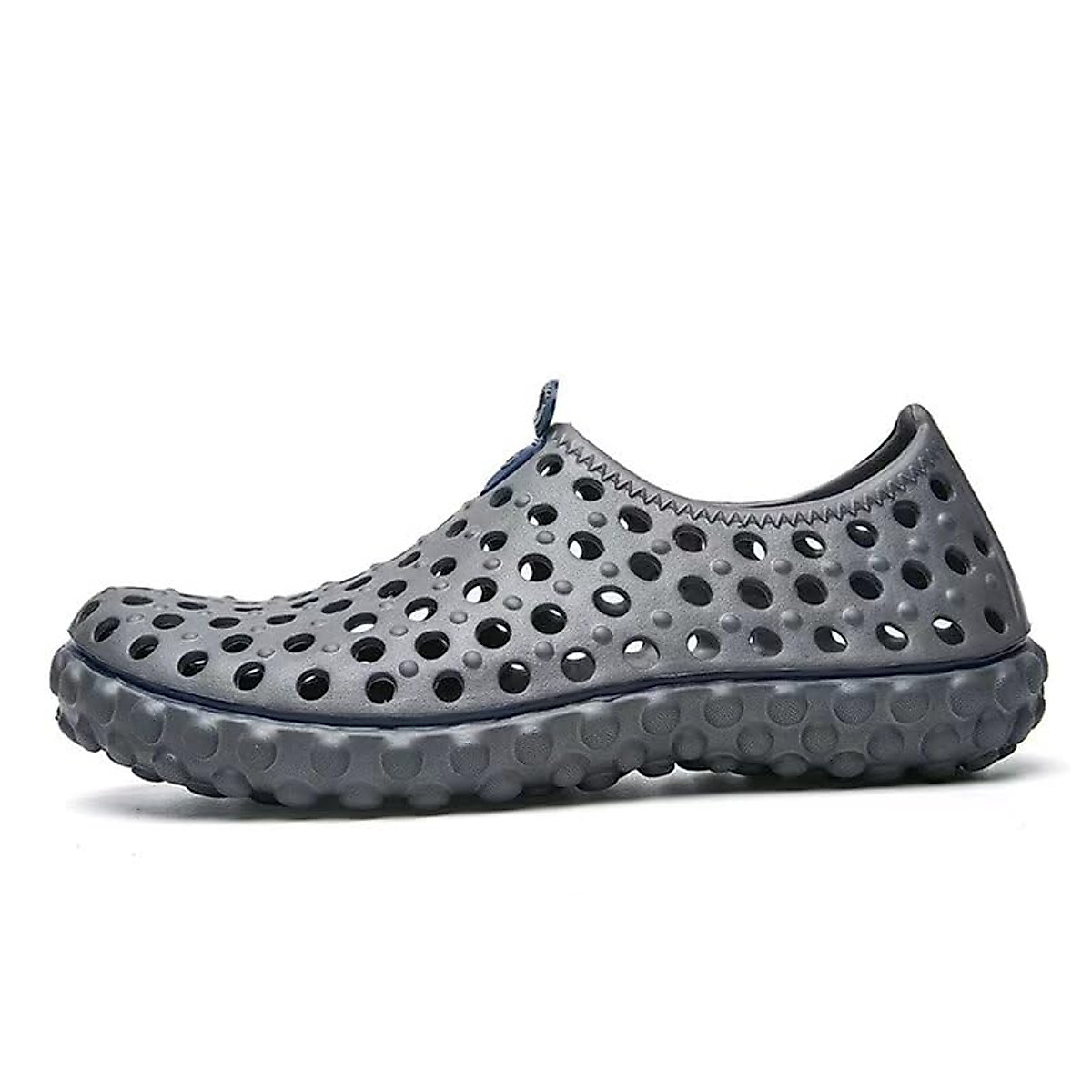 Zonkacen Mens Womens Slip On Casual Water Sport Anti Skid Outdoor Sandals for Summer Swimming Pool Surfing Fishing Shower Workout Athletic Holiday Gray 8.5 Men/10 Women