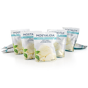 Nostalgia Premium Ice Cream Mix, 8 (8-Ounce) Packs, Makes 16 Quarts Total