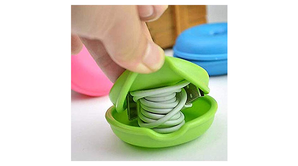 Cord Keeper Cable Wrap Winder 5 Packs Earbuds Headphone Holder Box ...