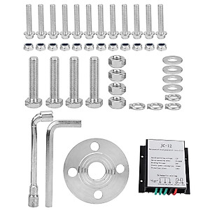 Hilitand 800W Windmill Turbines Generator Small 6 Blade Wind Industrial Machinery Equipment for Marine Home Charging (Blue 12V)