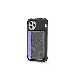 Cell Phone Wallet for Back of Phone, Stick On Wallet Credit Card ID Holder with RFID Protection Compatible with iPhone, Galaxy & Most Smartphones and Cases