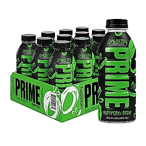 Prime Hydration Sports Drink by Logan Paul & KSI Glowberry - 12 x 500ml Pack