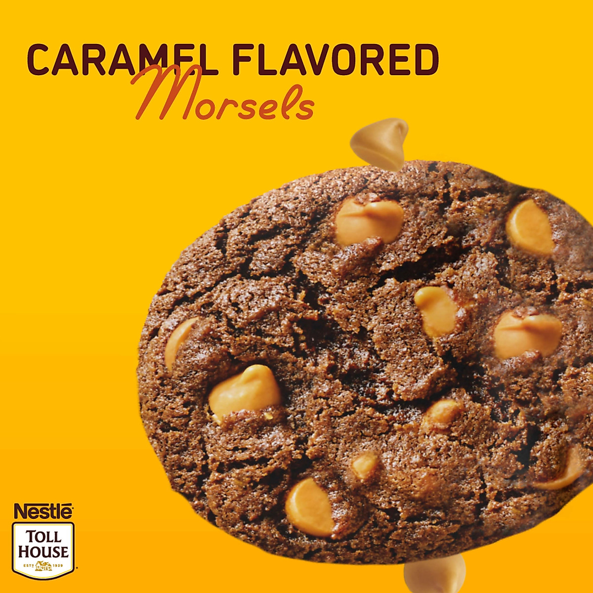 Nestle Toll House Caramel Flavored Baking Chips, Gluten-Free Caramel Melt Morsels 9 oz Bag