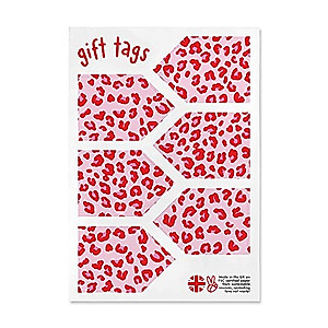 CENTRAL 23 - Trendy Wrapping Paper - 6 Gift Wrap Sheets - Pink Leopard Print - For Women Birthday Teenagers Girls - Recyclable