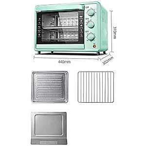 30L Mini Oven Adjustable Temperature Timing Four-layer Baking Position Household Baking Multifunctional Automatic Electric Oven for Baking Cakes And Bread Mini Ovens Happy Life