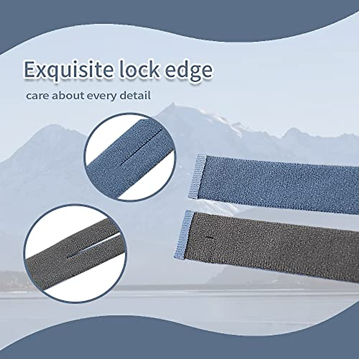 Replacement Headgear Strap for ResMed AirFit P10™ Nasal Pillow CPAP Mask - Secure Fit, Comfortable, and Durable | Pack of Two Straps with Four Adjustment Clips