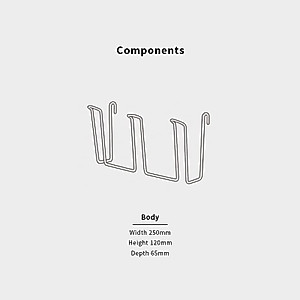 Stainless Cup and Chopping Board Rack from Korea
