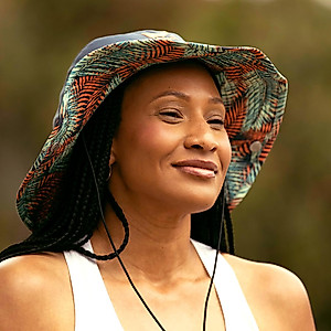 MISSION Cooling UPF Bucket Hat - Unisex Sun Hat for Hiking, Golfing & Fishing - Sweat & Water Activated Technology, Bronze Green