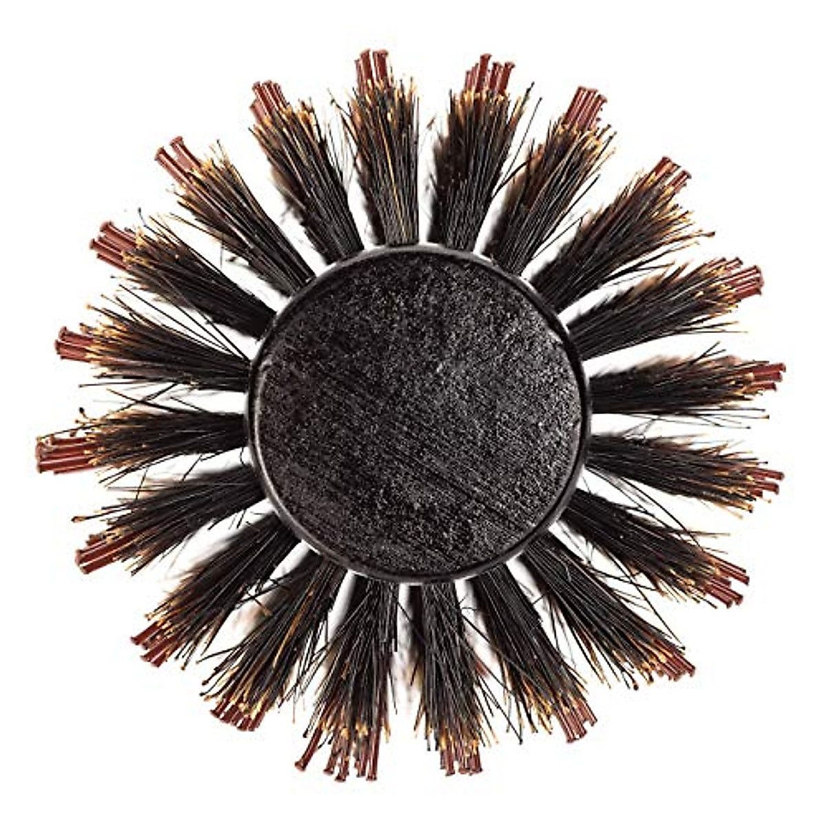 Boar Bristle Round Hair Brush - 2.2 Inch Diameter - Blow Dryer & Curling Roll Styling Hairbrush with Natural Wooden Handle for Women & Men - Used While Blow Drying to Style, Curl, and Dry Hair