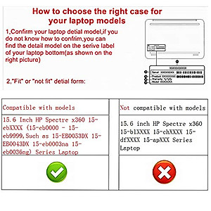 Alapmk Protective Cover Case for 15.6" HP Spectre x360 15-ebXXXX 15-EB0053DX 15-EB0043DX Series Laptop[Note:Not fit Spectre x360 15-blXXXX 15-chXXXX 15-dfXXXX 15-apXXX],Love Tree