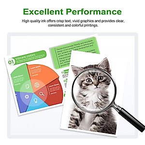 Ankink Higher Yield 63XL Black Ink Cartridges 2 Pack Replacement for HP Ink 63 XL for Officejet 3830 4650 4652 4655 5200 5252 5255 5258 Envy 4520 4512 Deskjet 1112 2132 3630 3632 Printer HP63 HP63xl