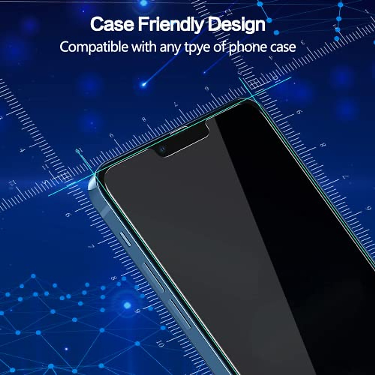 YMHML [2 Pack] Privacy Screen Protector for iPhone 12 / iPhone 12 Pro (6.1 Inch)，Anti-Spy Tempered Glass Bubble Free Case Friendly Scratch Proof