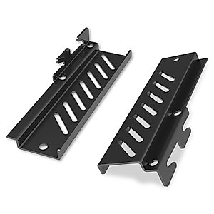 Conversion Bracket for Queen Headboard or Footboard, Adjustable bed frame bracket, 2pcs Down Hook Bolt-On to Hook, Bed Rail Hook Plate Adapter, Hook Brackets for Attach Bed Rail to Headboard or Footbo